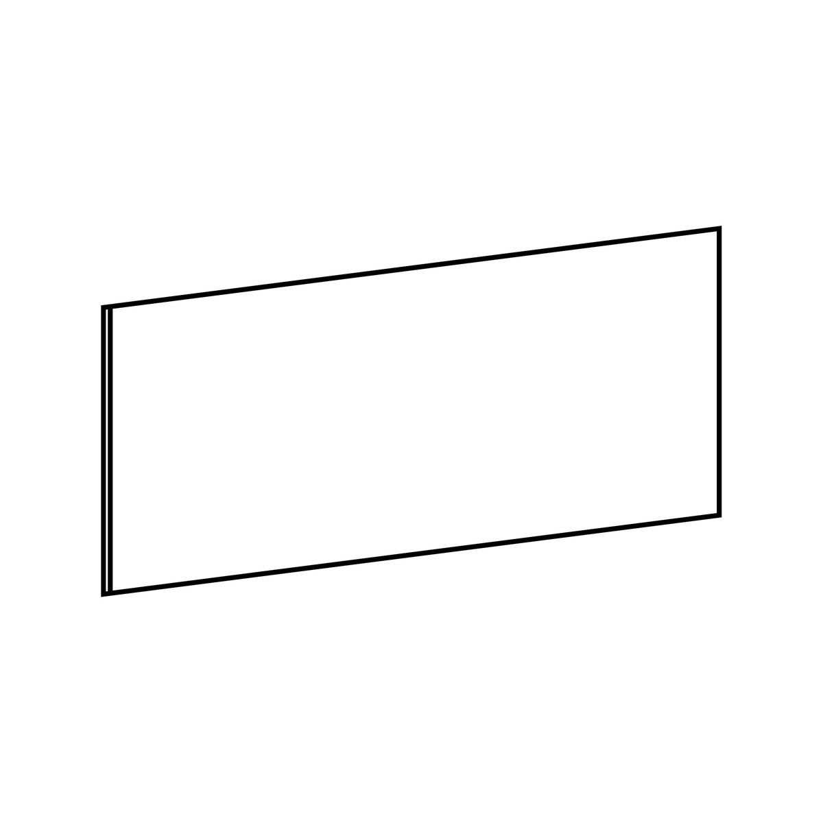 Back Panel (Modified Shaker Gray) — KBFMORE